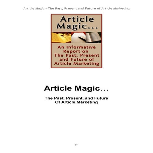 Article magic | PDF