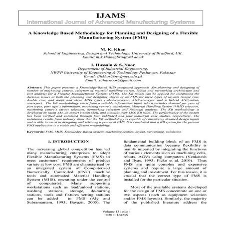 Modeling and Analysis of Flexible Manufacturing System with FlexSim | PDF