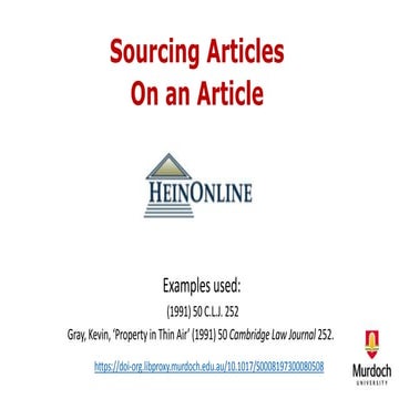 Cases Using Citation | PPSX