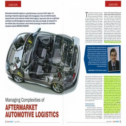 Aftermarket Automotive Logistics | PPT