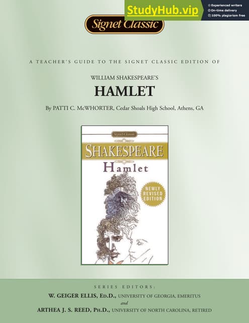 Hamlet Powerpoint | PPT | Roleplaying Games | Games and Puzzles