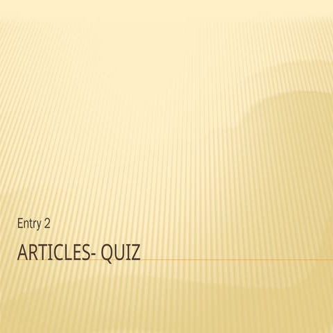 articles. powerpont slides for english language | PPTX