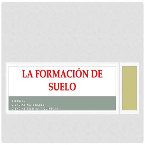 El suelo. ppt | PPT