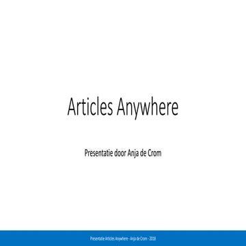 Articles Anywhere | PPTX