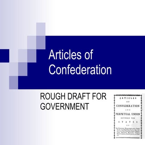 Articles of confederation | PPT