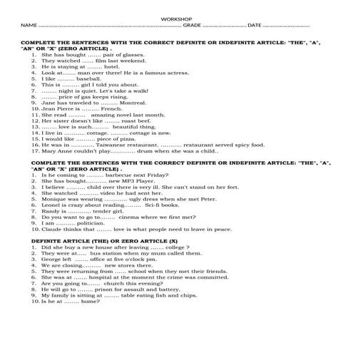Articles a/ an The no article practice workshop.docx