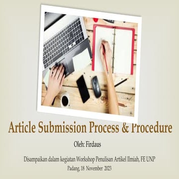 Article Submission dalam Publikasi Ilmiah.pptx