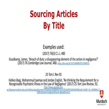 Articles by title | PPT