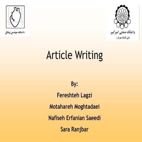 Article Writing.ppt