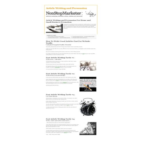 Article Writing and Persuasion | PDF