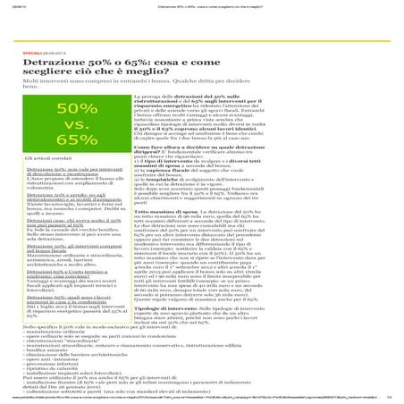 Articolo detrazione fiscale infissi | PDF