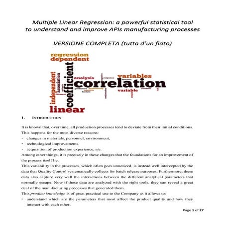 Multiple Linear Regression: a powerful statistical tool to understand ...