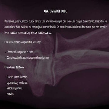 seminario informativo de la articulacion del codo | PPTX