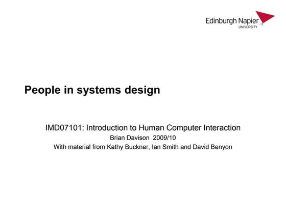 Session 1 Lecture 2 PACT A Framework for Designing Interactive Systems | PPTX | Technology ...