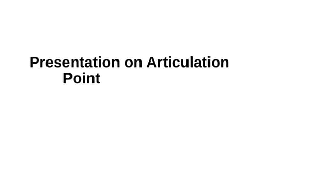 Biconnected components (13024116056) | PPT | Graphics Software ...