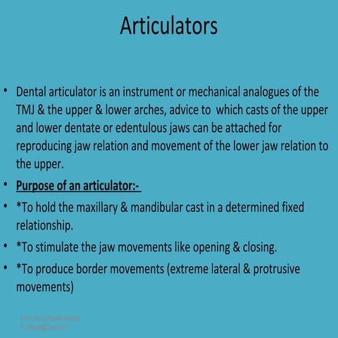 Articulators | PPT