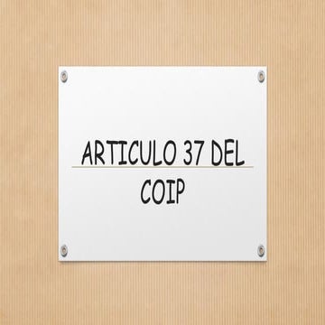 Articulo 37 del coip | PDF
