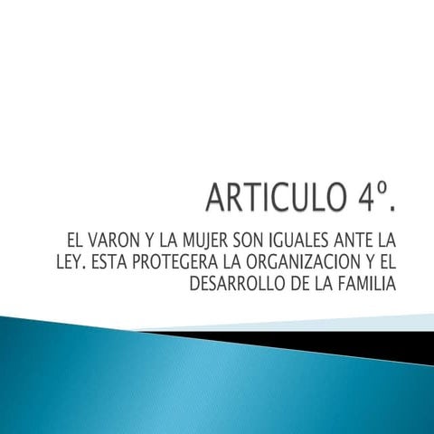 Articulo 4º | PPTX