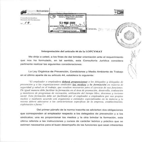 Articulo 44 de la lopcymat | PDF