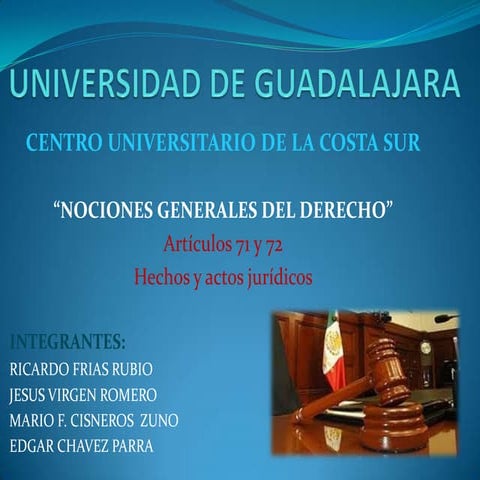Articulo 71 y 72 | PPTX