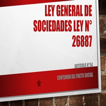 articulo 87 Ley General de Sociedades Ley N° 26887.pptx