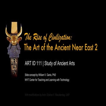 ARTID111 Ancient Near East Art - Part 2 | PPT