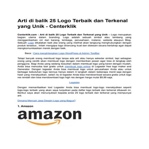 Arti di balik 25 Logo Terbaik dan Terkenal yang Unik - Centerklik.pdf