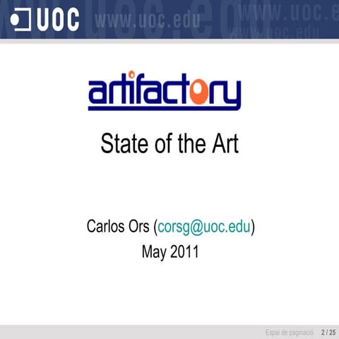 Artifactory UOC | PPT
