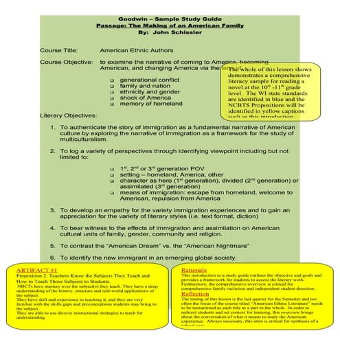 Unit Plan - Comprehensive Literacy | DOC