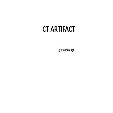 CT ARTIFACTS.pptx