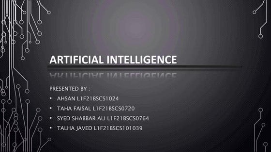 Introduction to artificial intelligence | PPT