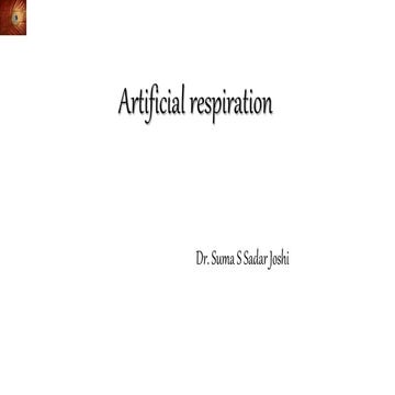 Artificial respiration | PPTX