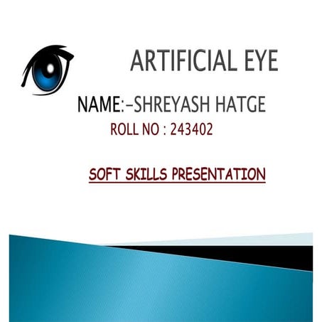 ARTIFICAL EYE.pdf vavavavsvscscsvsvsvsvvs | PPT