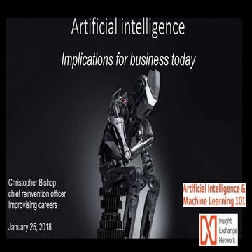 Artificial intelligence: implications for business | PPT