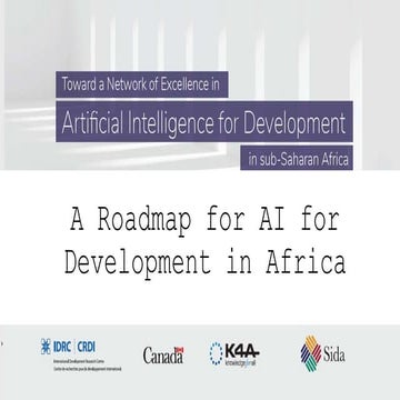 Artificial Intelligence Network of Excellence in Sub-Saharan Africa ...