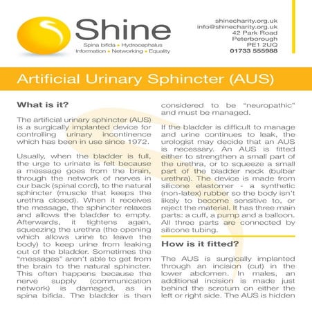 Artificial urinary sphincter | PDF | First Aid | Injuries