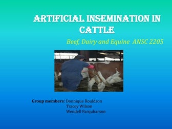 Gamble beef cattle reproduction management with ai poster nacaa | PPT