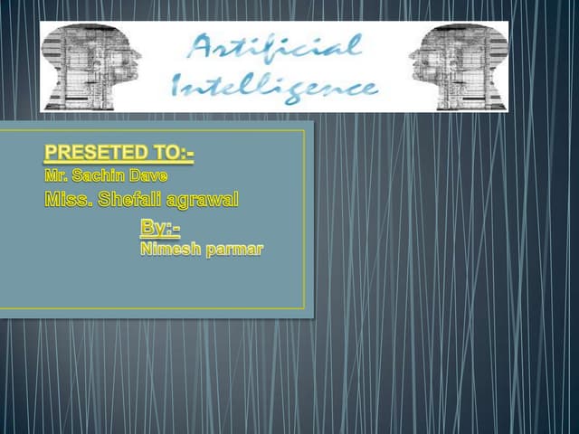 Artificial intelligence | PPTX