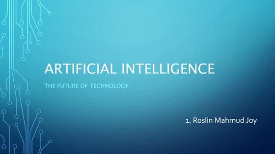 Artificial Intelligency ppt class 8 | PPT