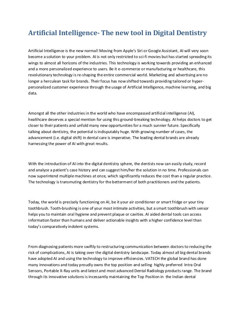 Artificial intelligence