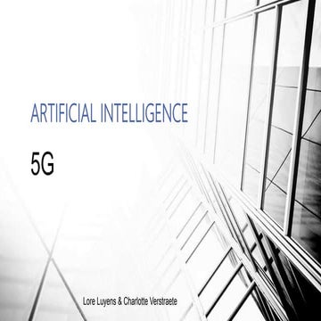 Artificial intelligence - 5G | PPT