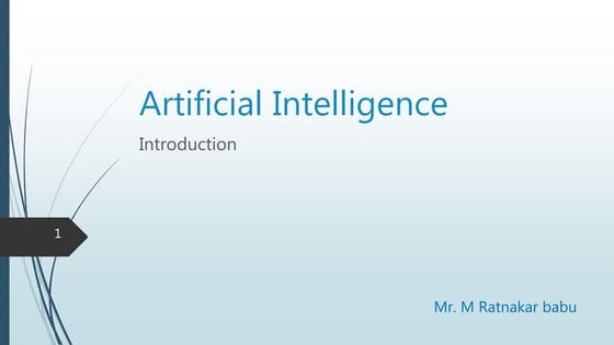 Evolution & Future Of Artificial Intelligence | PPTX | Technology Industry | Industries