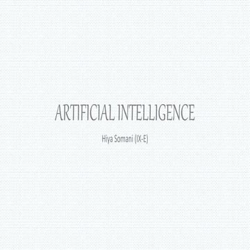 Artificial Intelligence Pptx