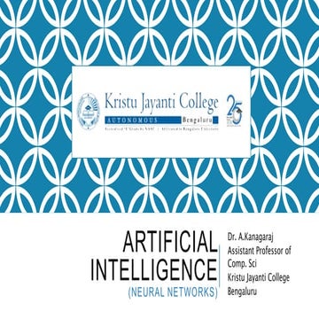 Artificial Intelligence - Neural Networks - Introduction | PPTX