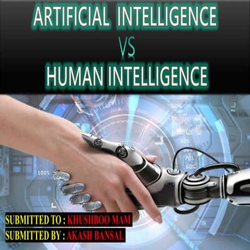 Artificial Intelligence: Transforming the Future | PPTX