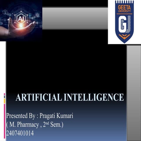 Artificial Intelligence (AI) in Pharmacy .pptx