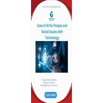 Uses of AI for People and Social Issues | PPT