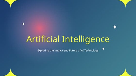 Ethical Artificial Intelligence Presentation | PPT