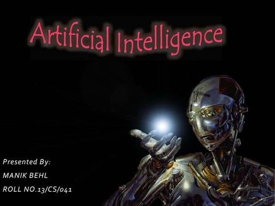 Artificial intelligence ppt | PPT