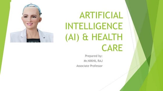 Artificial intelligence in Health Care | PPTX